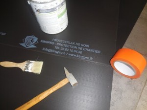 Plaque de protection de chantier PROTECTPLAK - Protection chantier